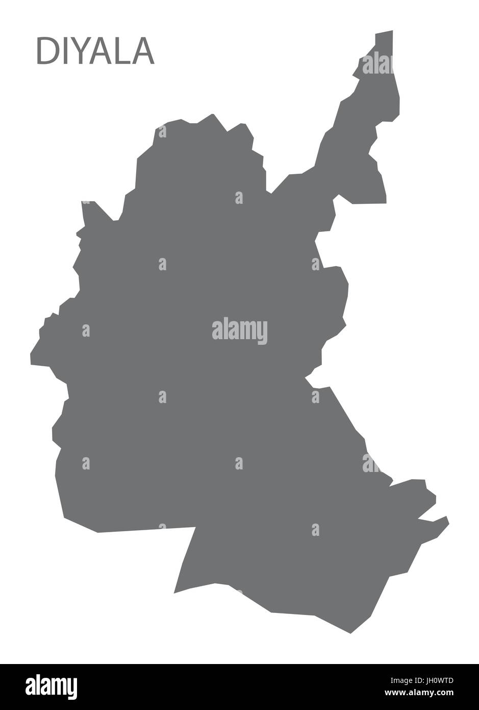 Vector map of diyala vector vectors hi-res stock photography and images ...