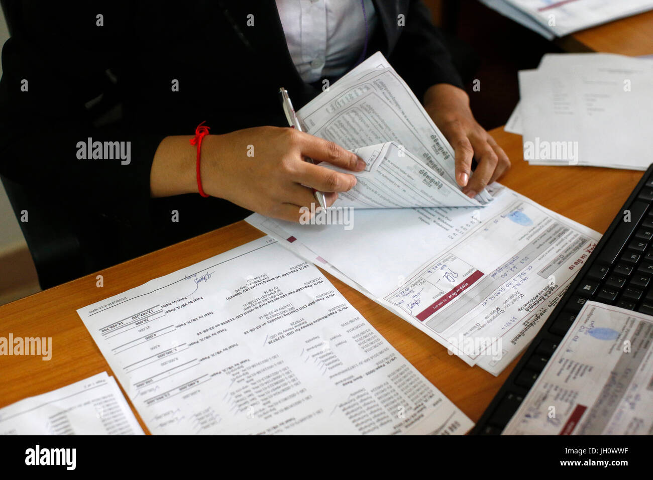 AMK microfinance, Siem Reap branch office. Cambodia Stock Photo - Alamy