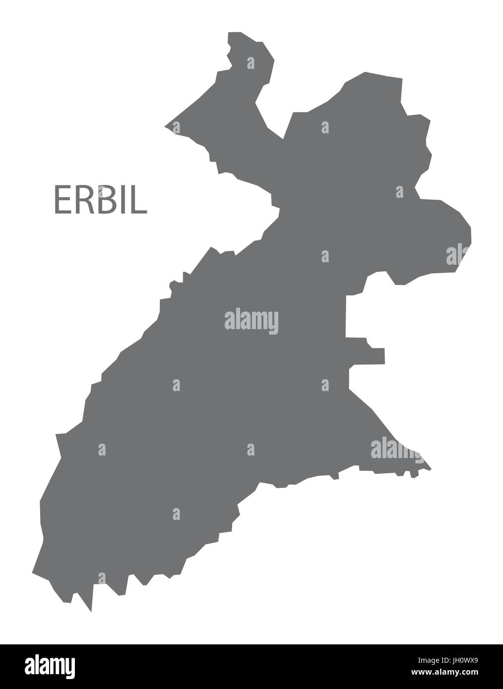 Erbil map hi-res stock photography and images - Alamy