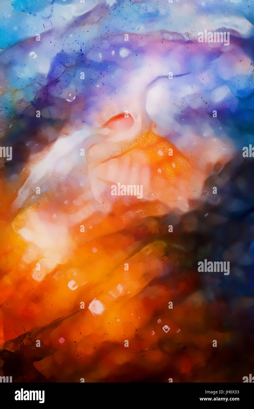 abstract watercolor style background with beautiful harmonic colours ...