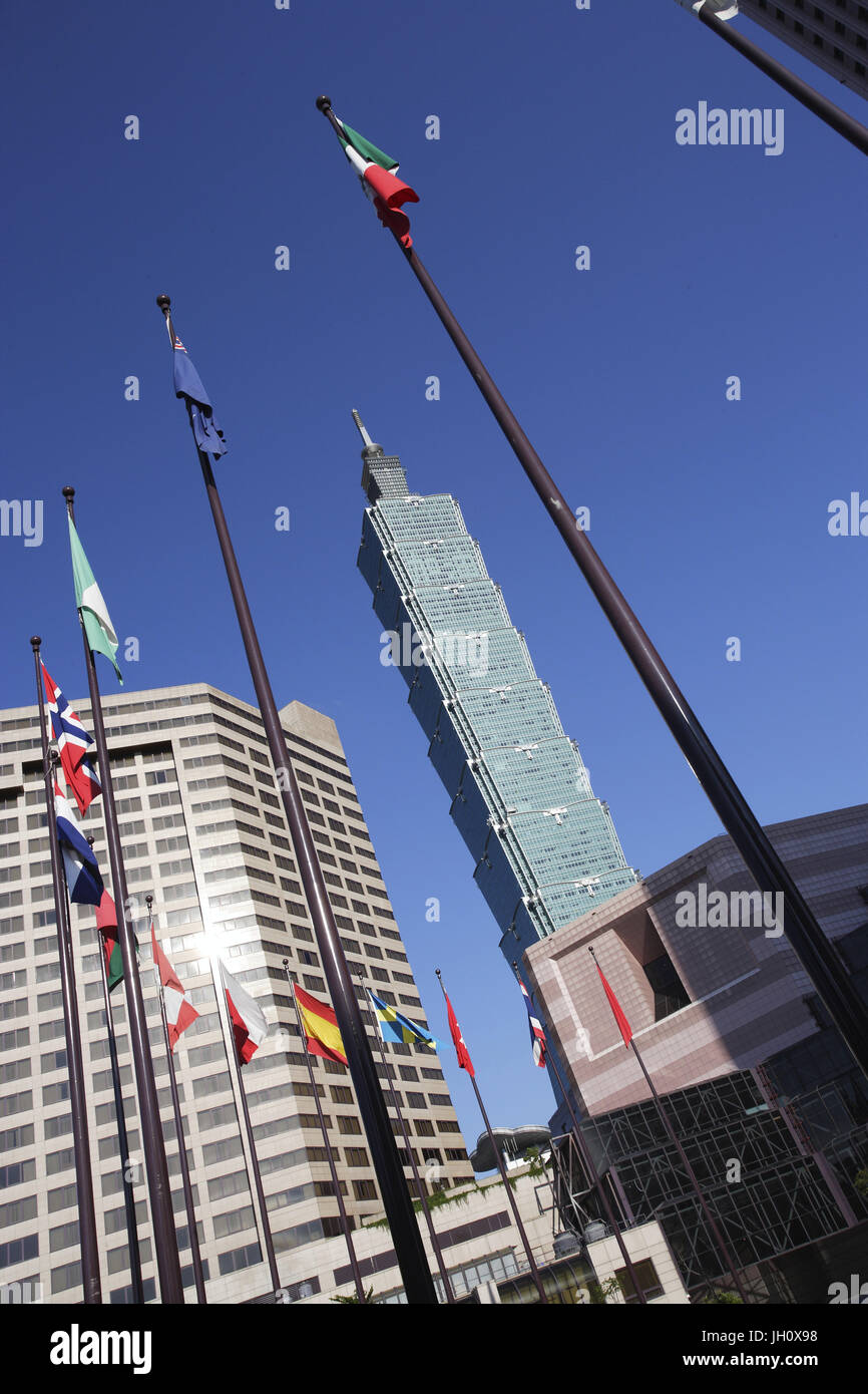 Taipei 101 flag hi-res stock photography and images - Alamy