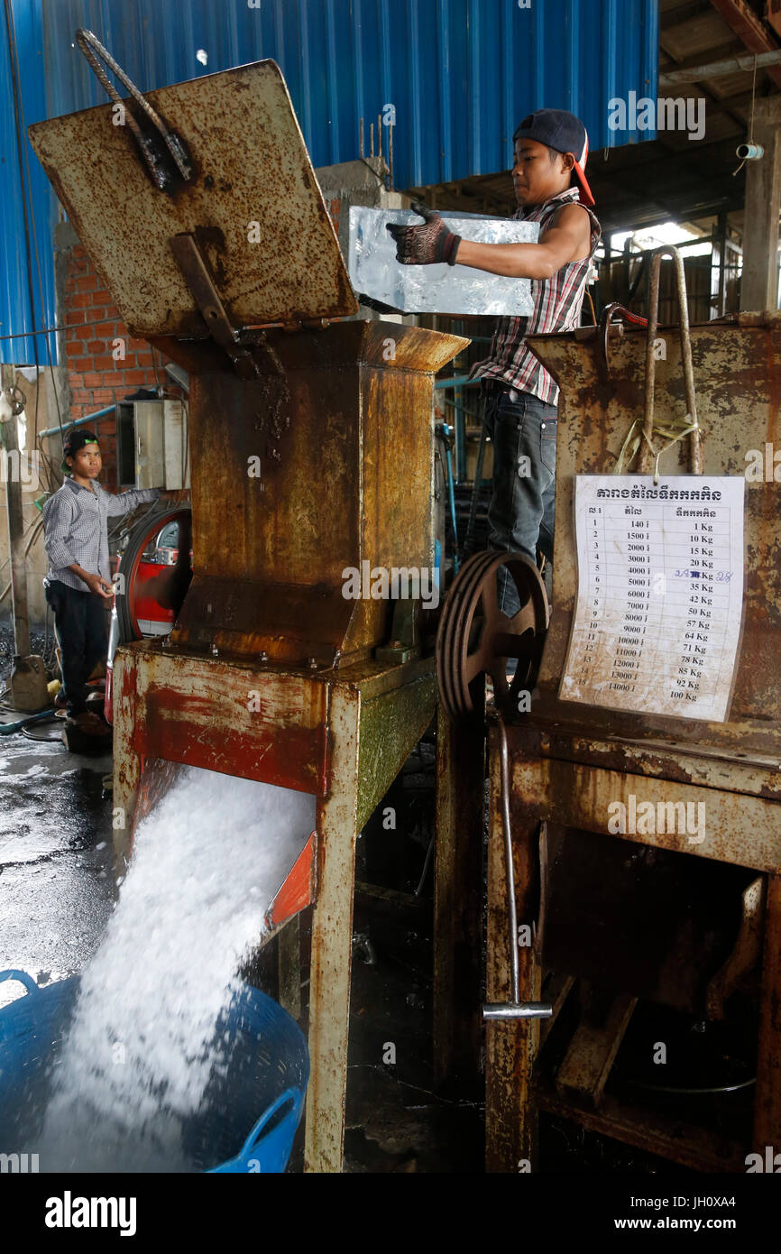 Ice factory in Battambang. Cambodia Stock Photo - Alamy