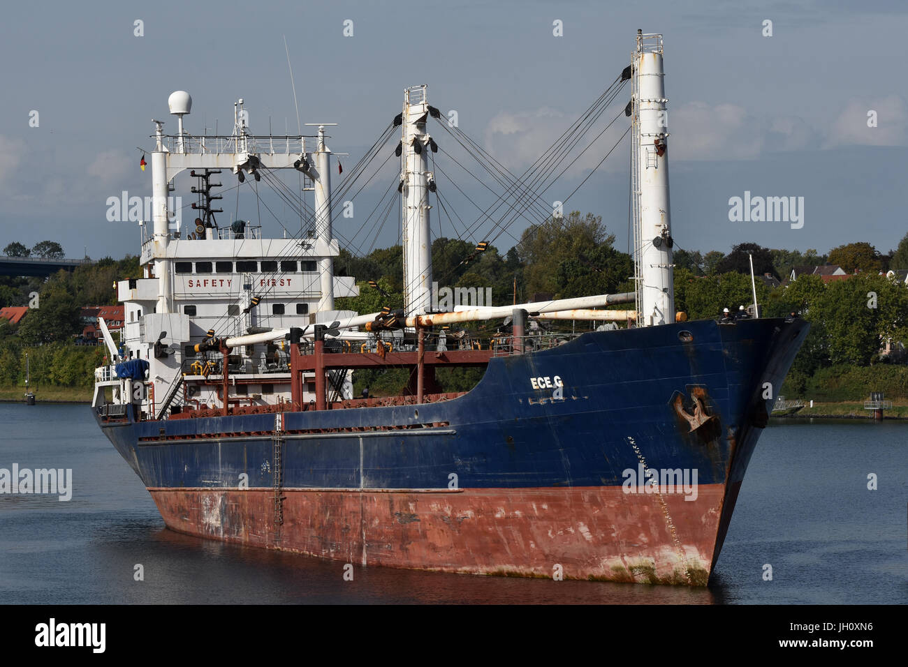 General Cargo Ship Ece G Stock Photo - Alamy
