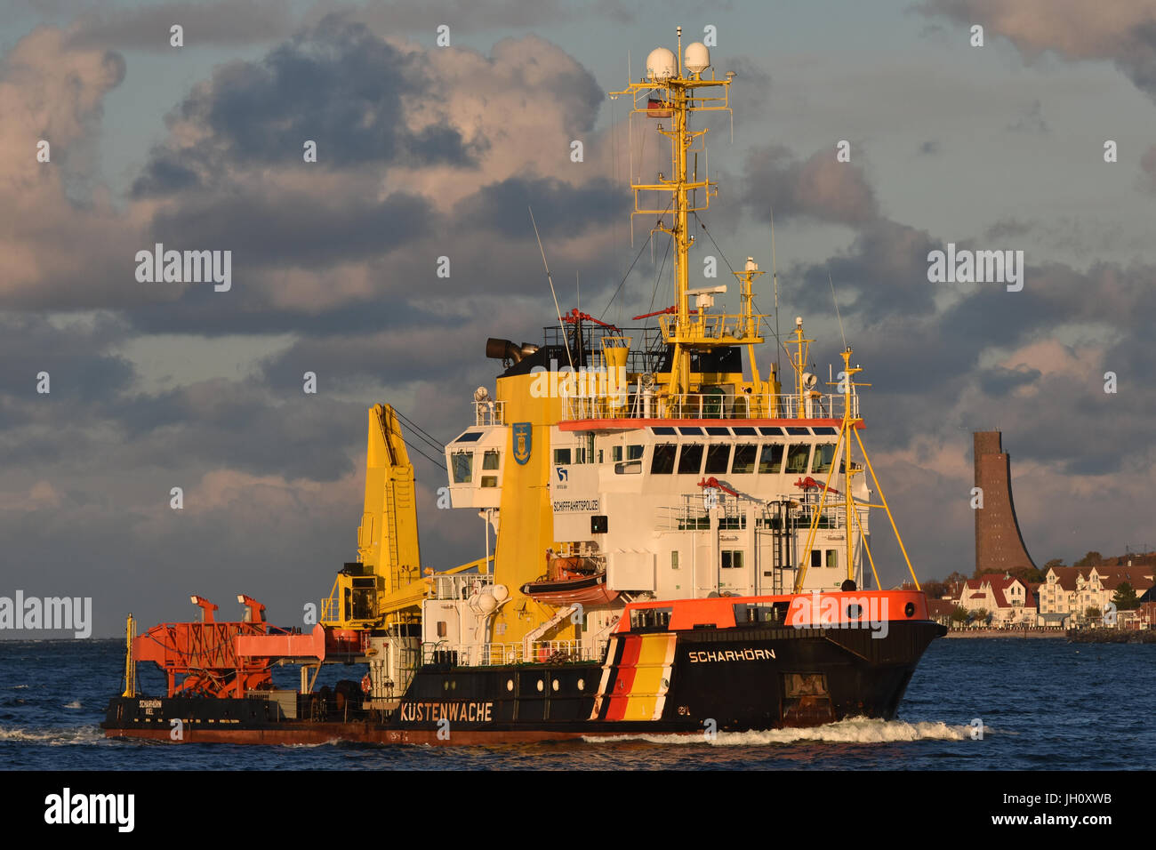 Pollution Control Vessel Scharhörn Stock Photo - Alamy