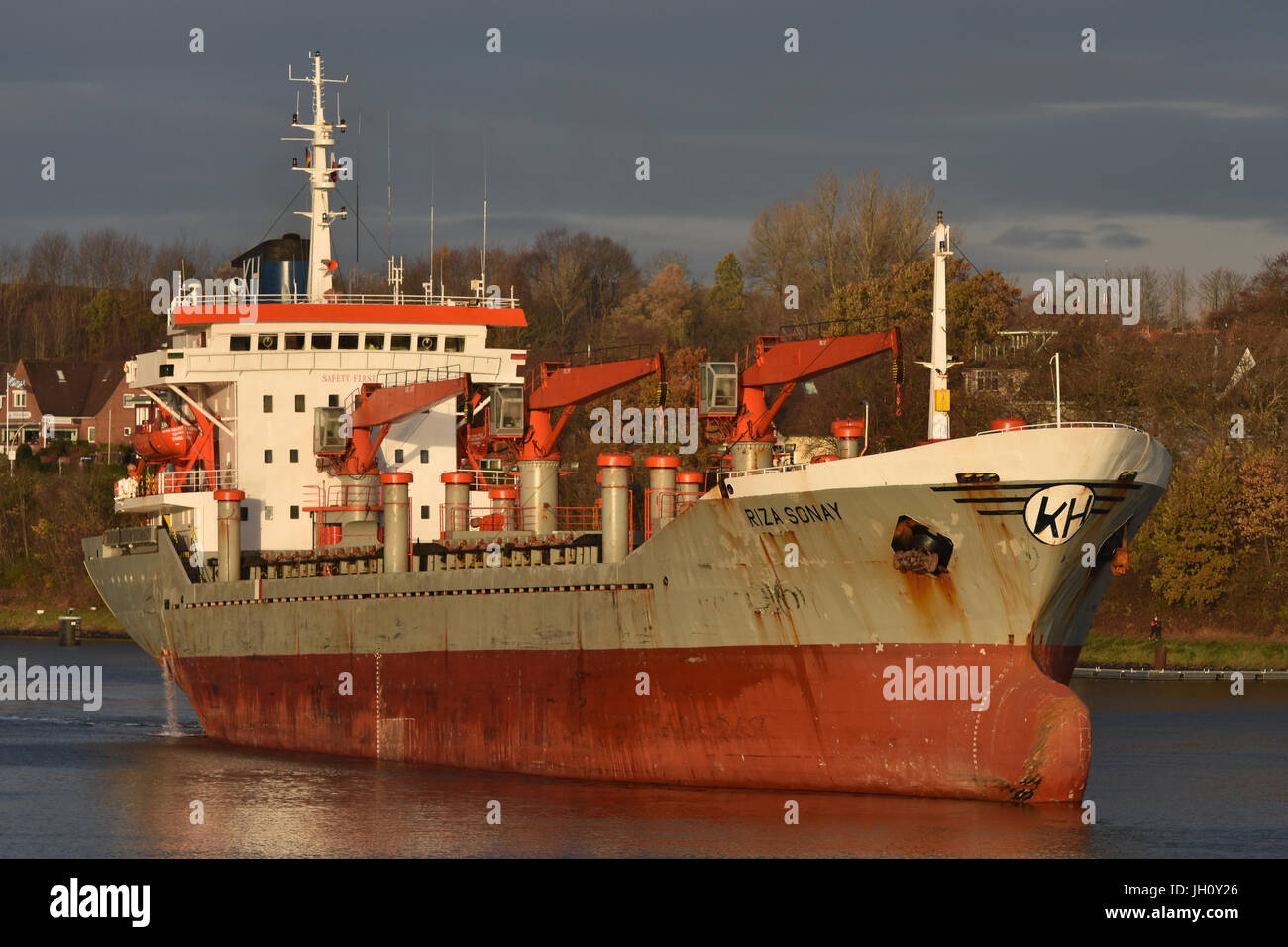 Genral Cargo Ship Riza Sonay Stock Photo - Alamy