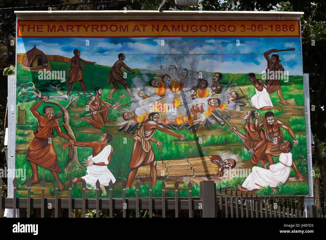 Namugongo martyrs' shrine, Kampala. Uganda Stock Photo - Alamy