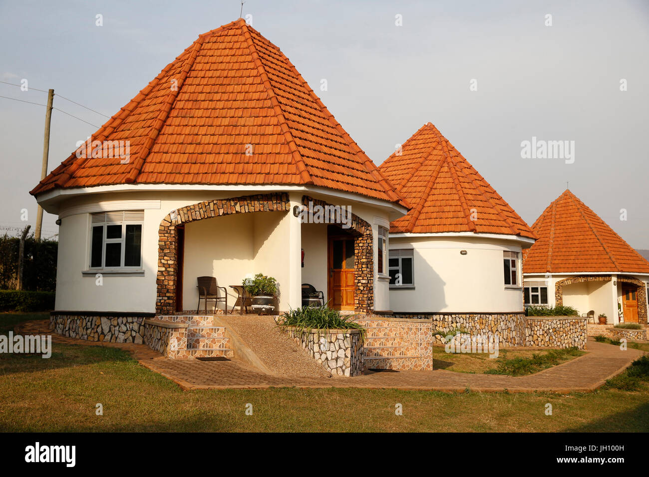 Hotel run by Kolping, a catholic NGO. Uganda Stock Photo - Alamy
