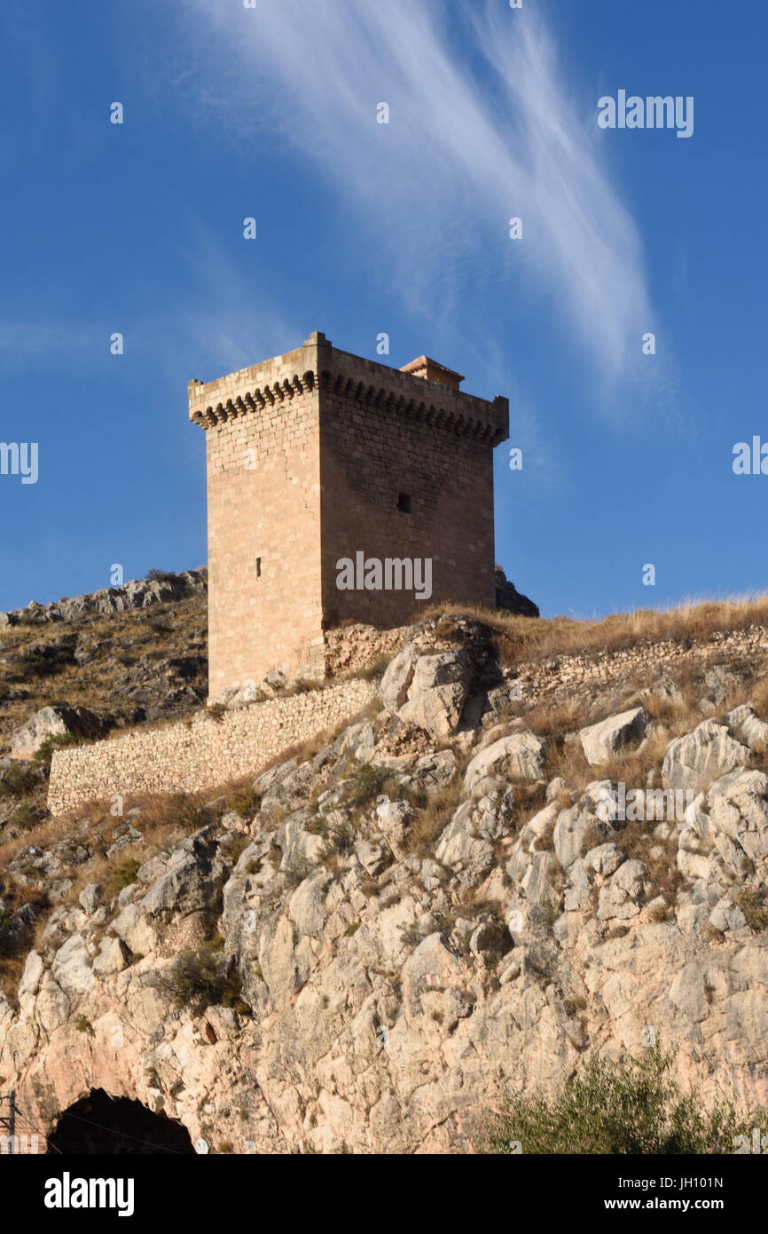 Tower of Alhama de Aragon,Zaragoza province, Aragon, Spain Stock Photo ...