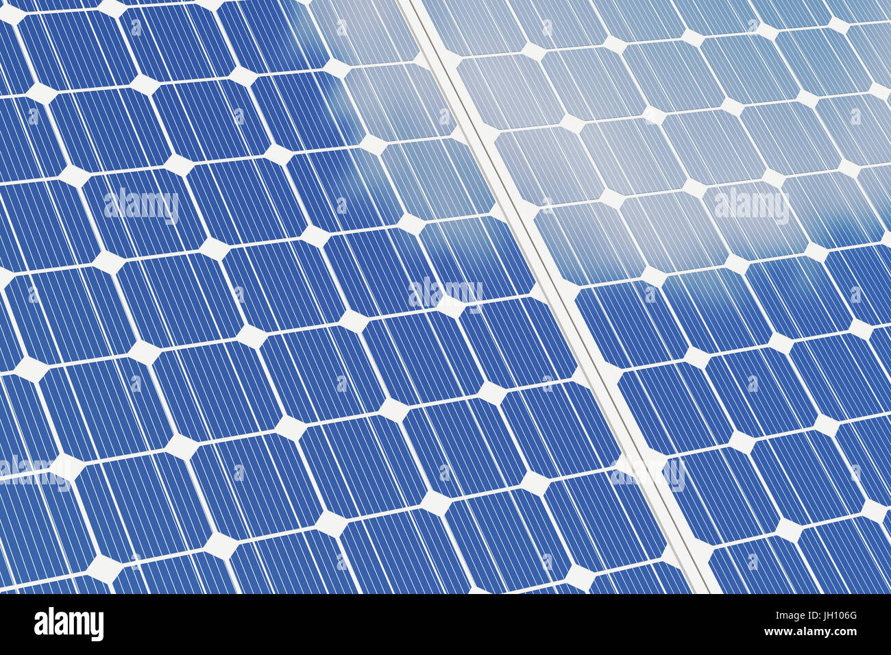 Solar panels isolated om white background. Blue solar panels. Concept ...