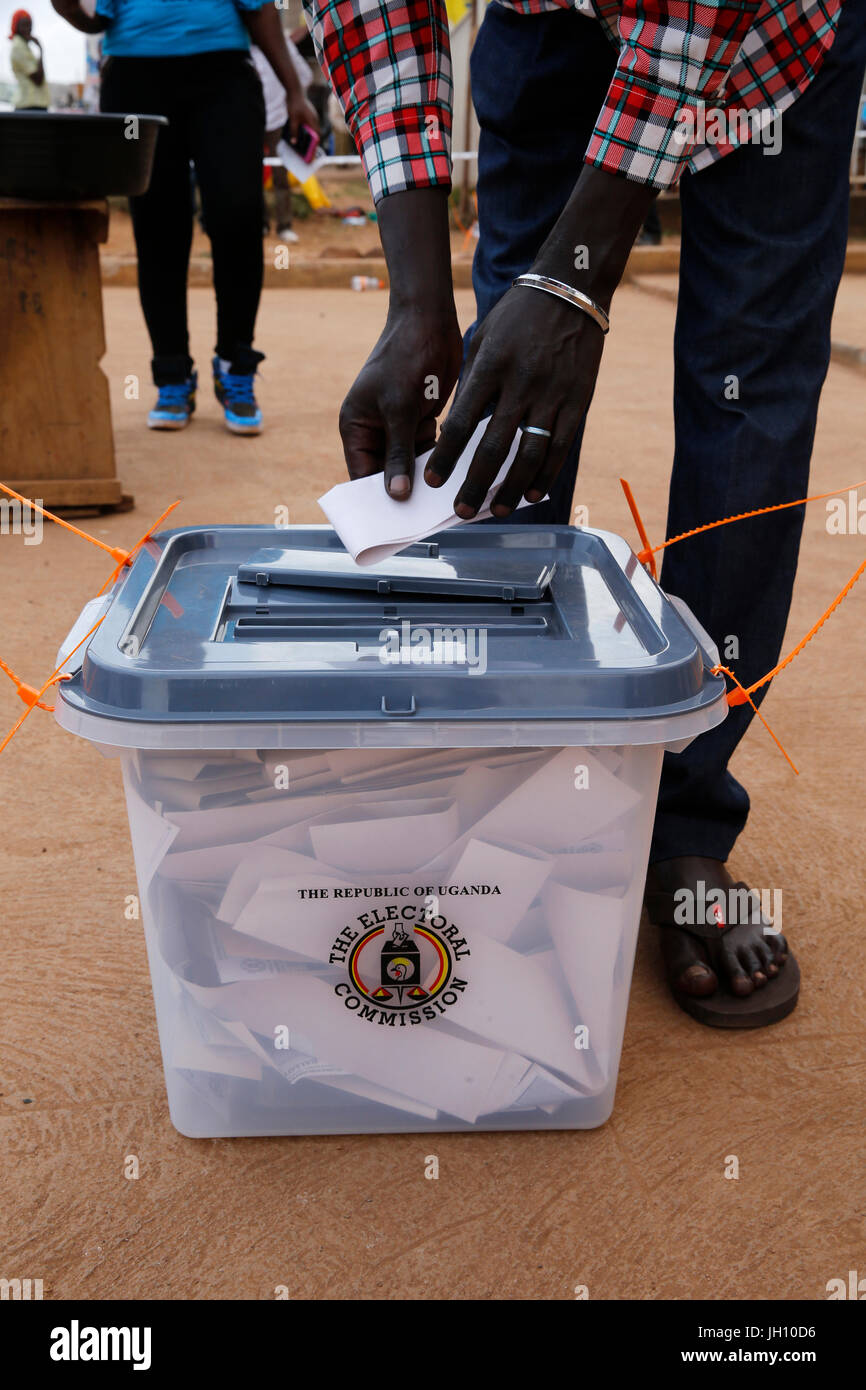 Presidential election in Uganda Stock Photo - Alamy