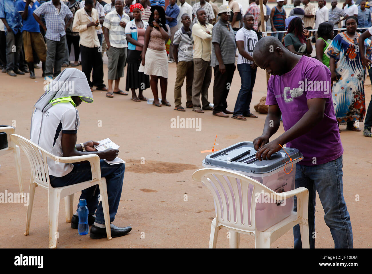 Presidential election in Uganda Stock Photo - Alamy