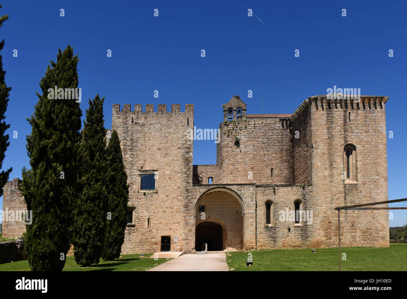 Monastery of Flor da Rosa, Crato, Alentejo region, Portugal Stock Photo ...