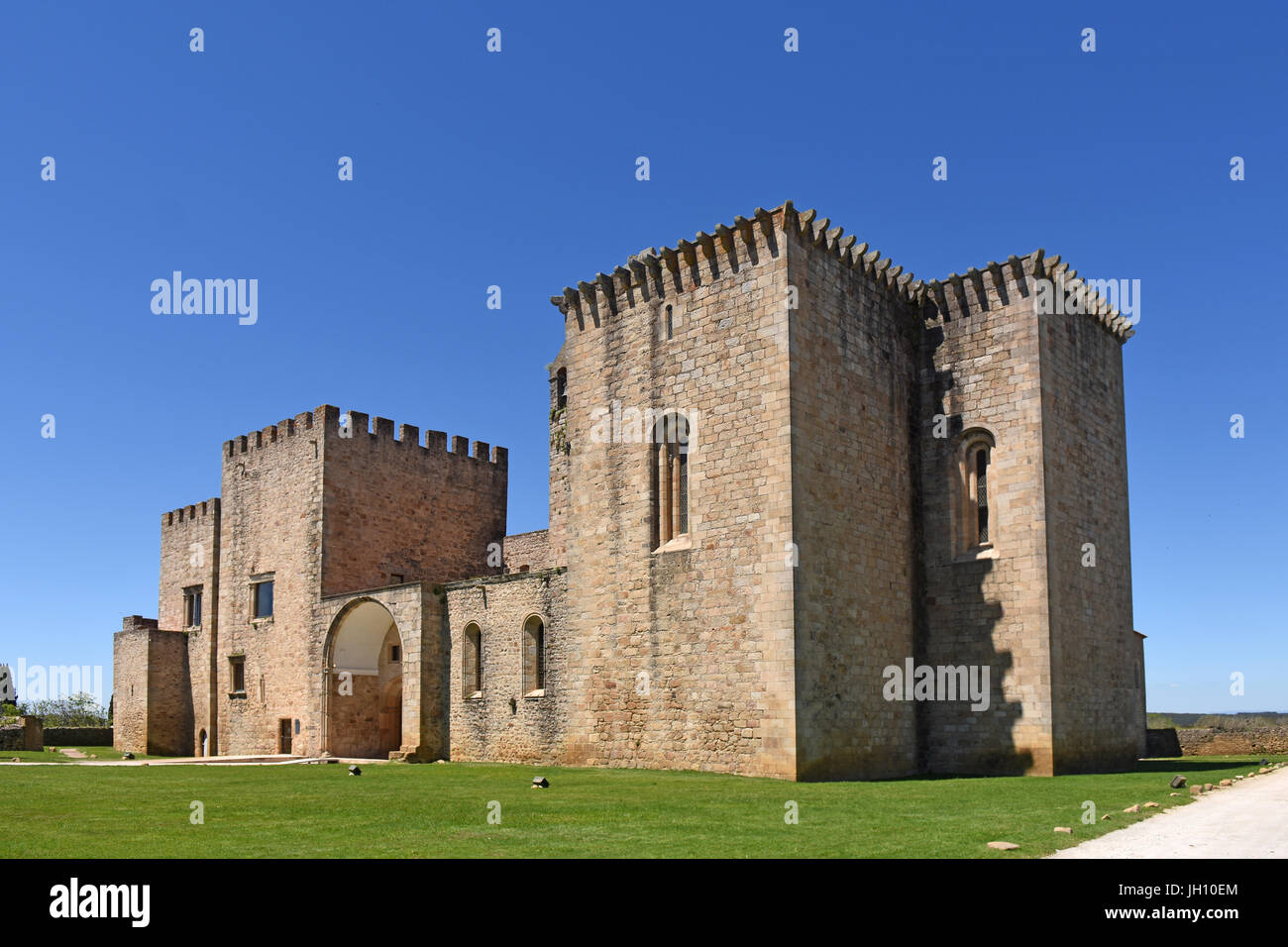 Monastery of Flor da Rosa, Crato, Alentejo region, Portugal Stock Photo ...