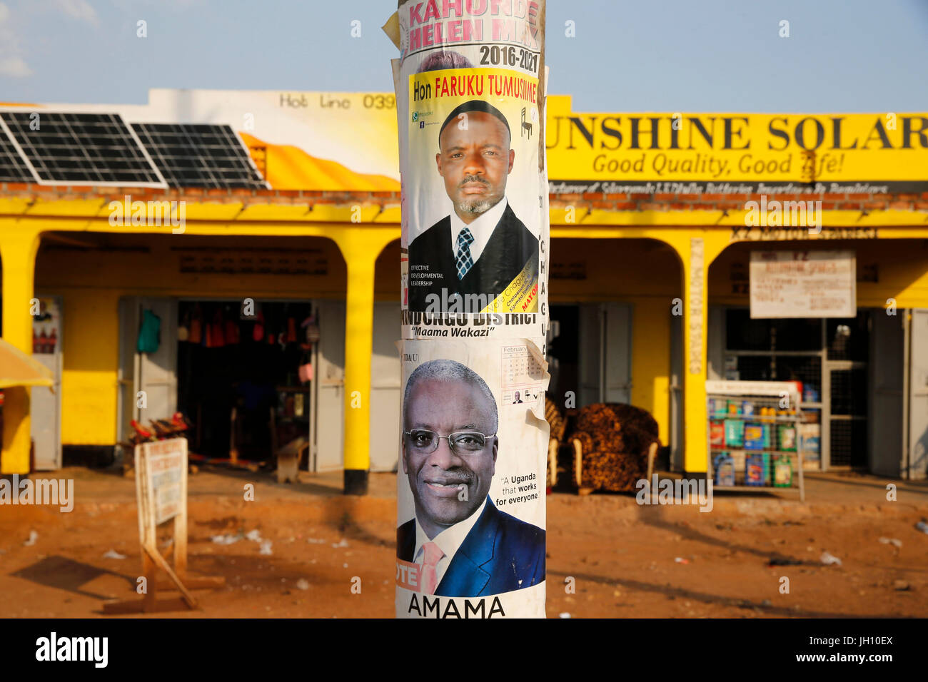 Election propaganda. Uganda Stock Photo - Alamy