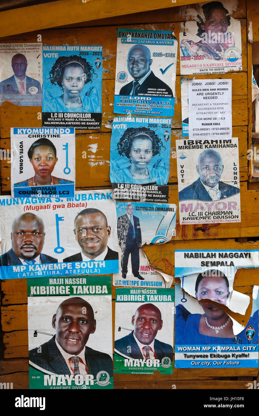 Election propaganda. Uganda Stock Photo - Alamy