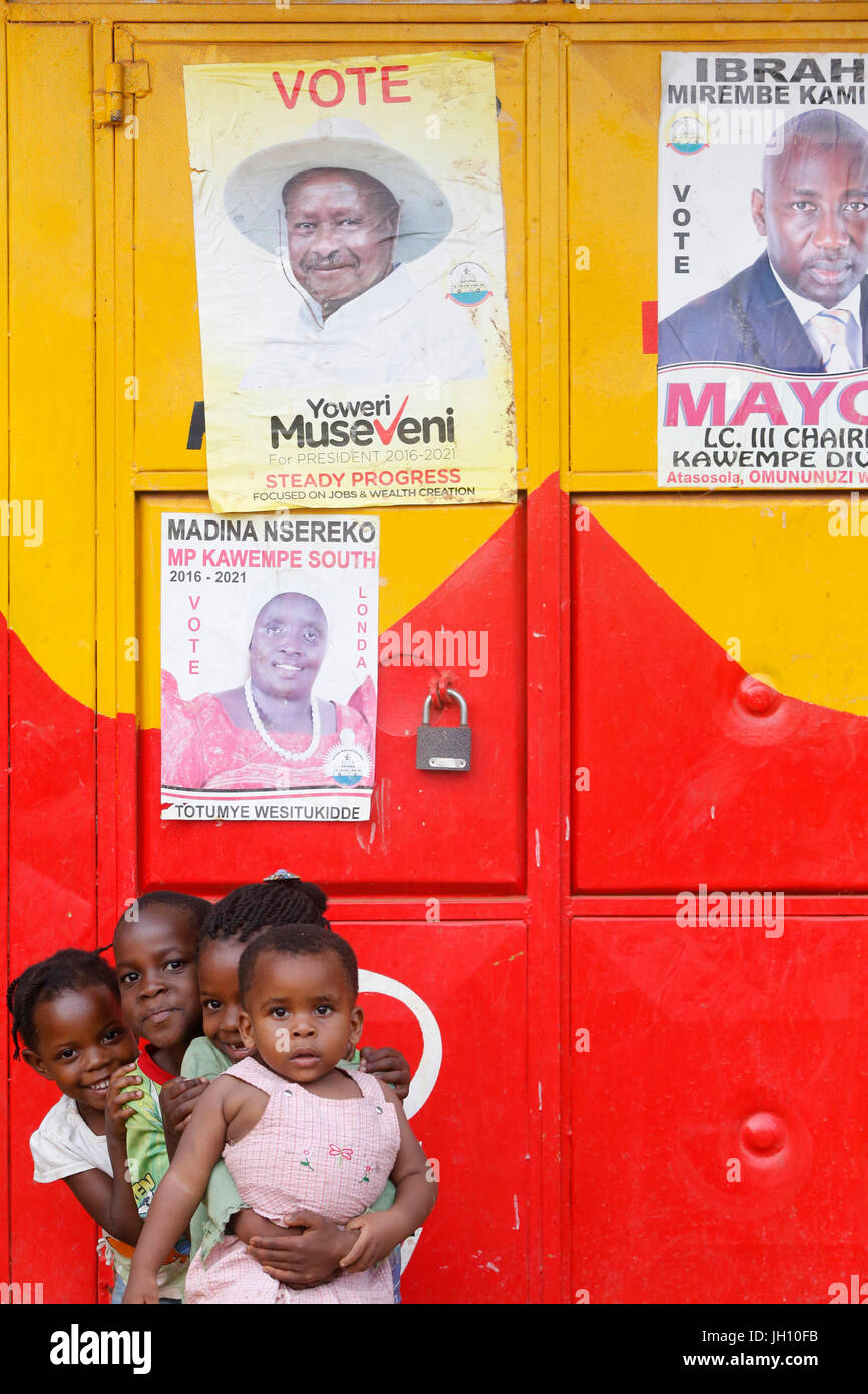 Election propaganda. Uganda Stock Photo - Alamy