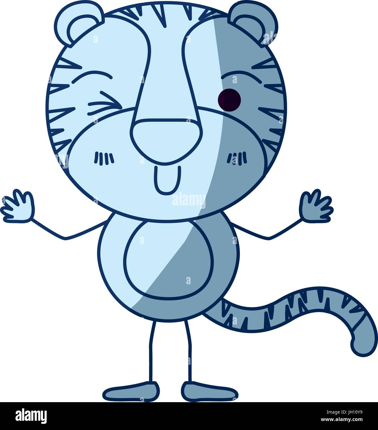 Blue tiger eye Stock Vector Images - Alamy