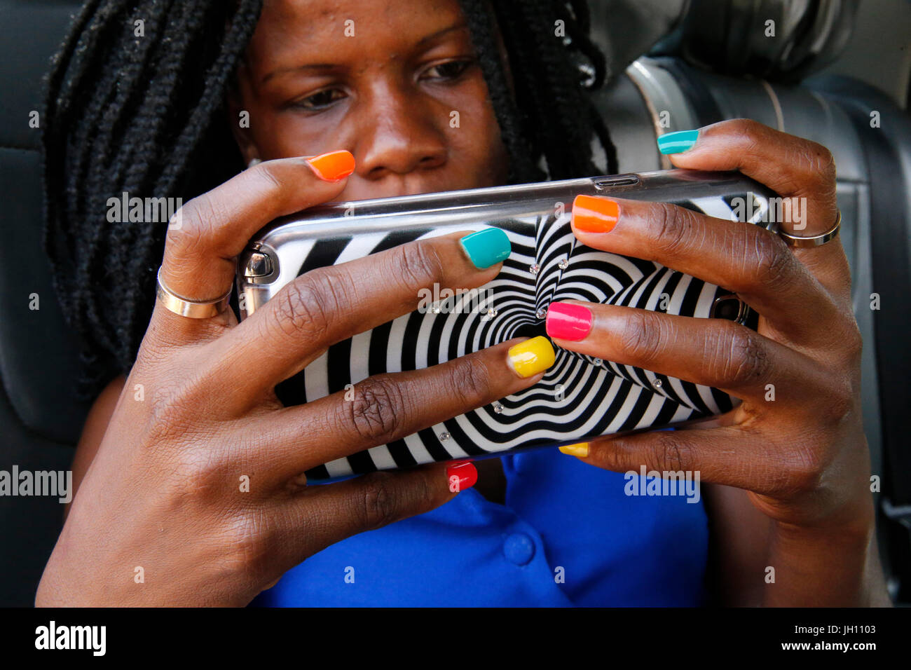 Painted nails hi-res stock photography and images - Alamy