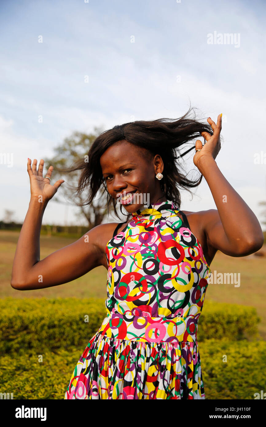 Young Ugandan woman. Uganda Stock Photo - Alamy