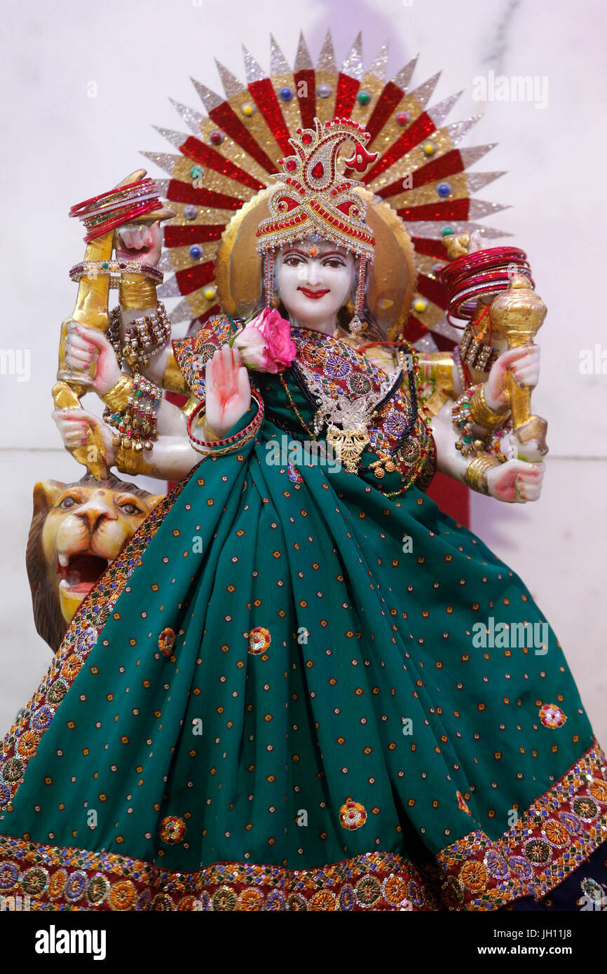 Goddess durga temple hi-res stock photography and images - Alamy