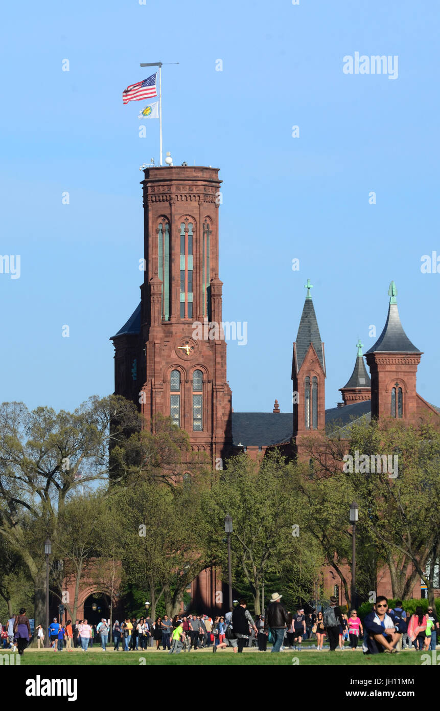 The original Smithsonian Institution building, now called the ...