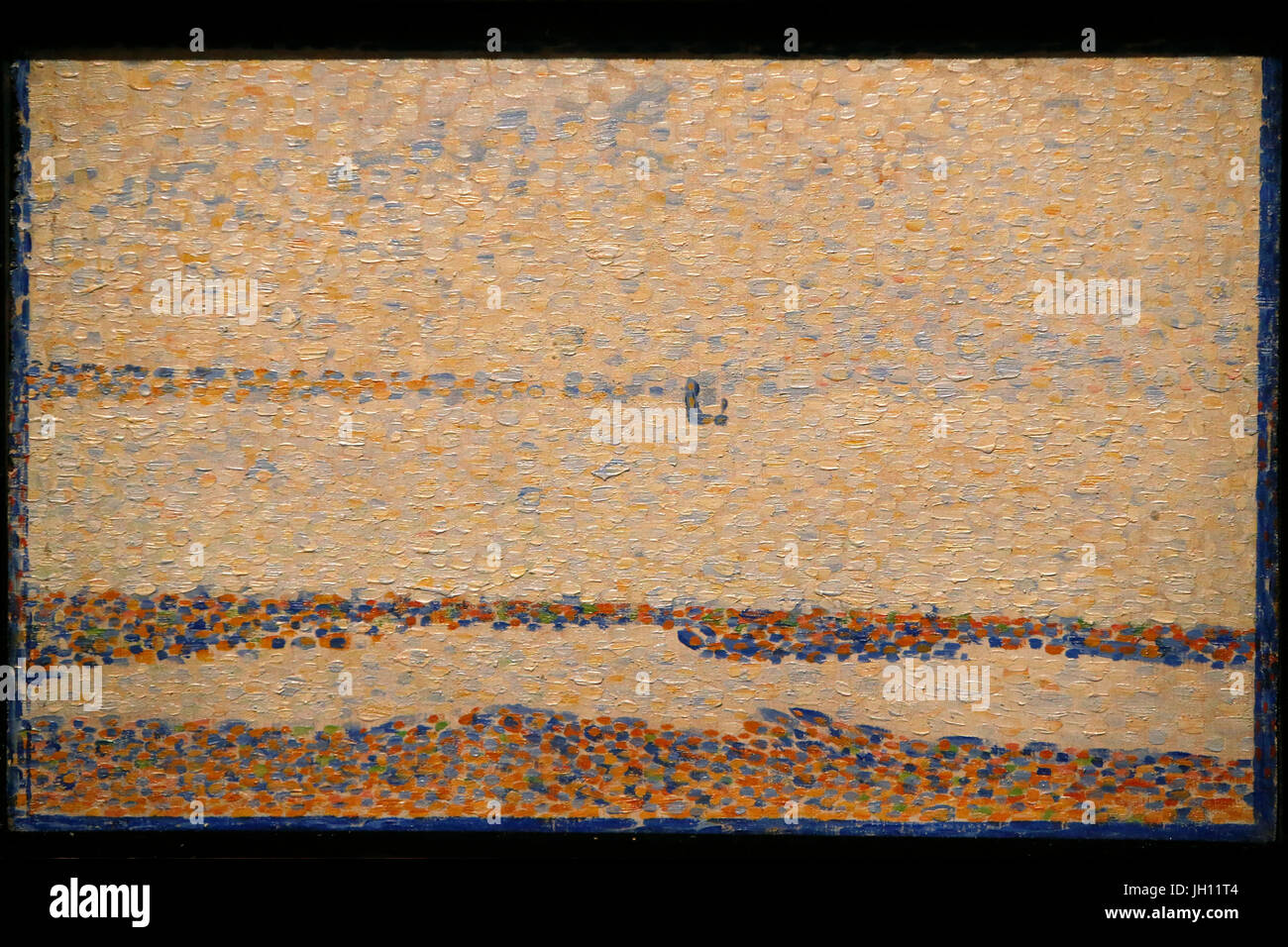 The Courtauld Gallery. Georges Seurat. Beach at Gravelines, around 1890 ...