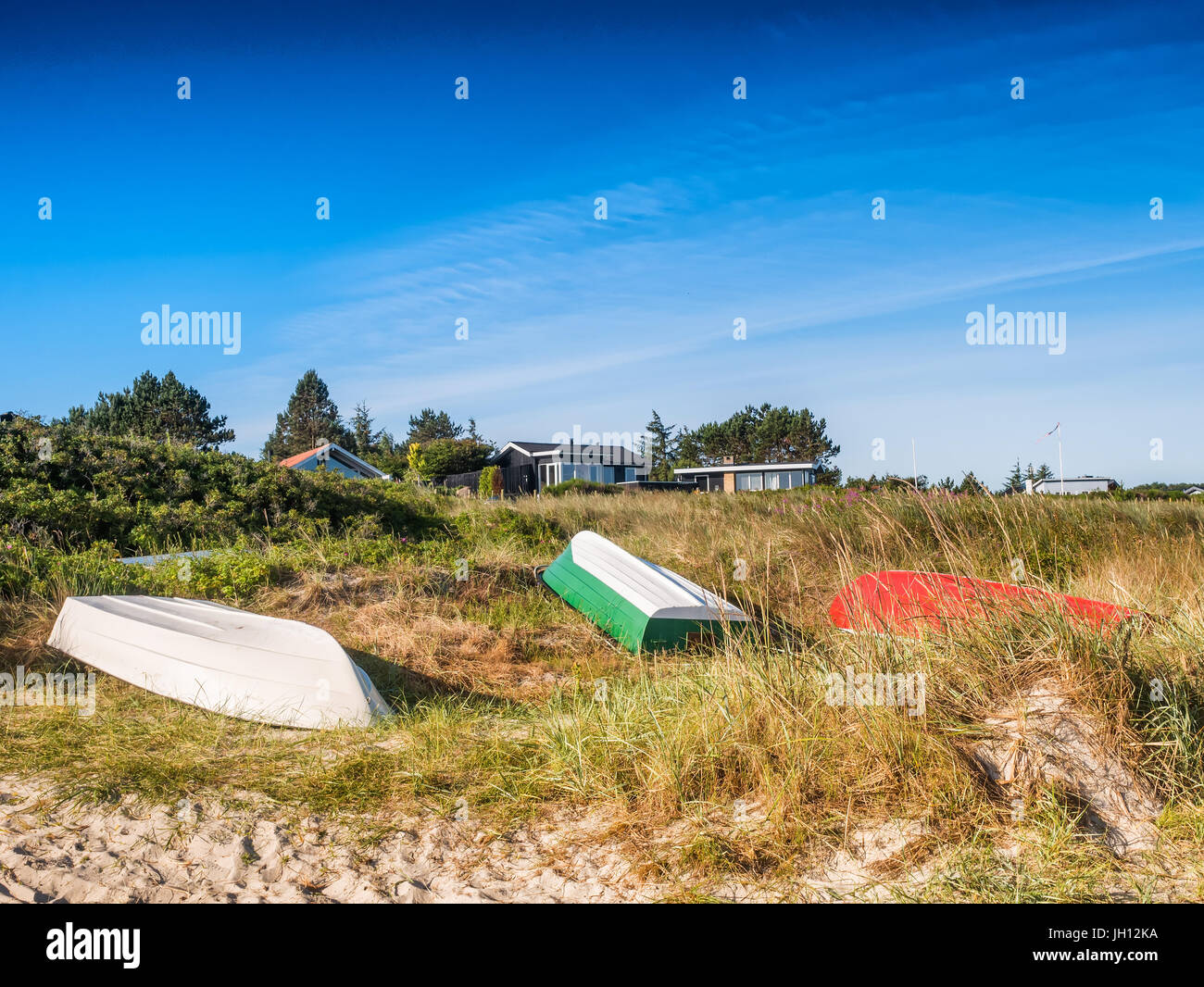 Danish Fjellerup beach in Djurs, Denmark Stock Photo - Alamy
