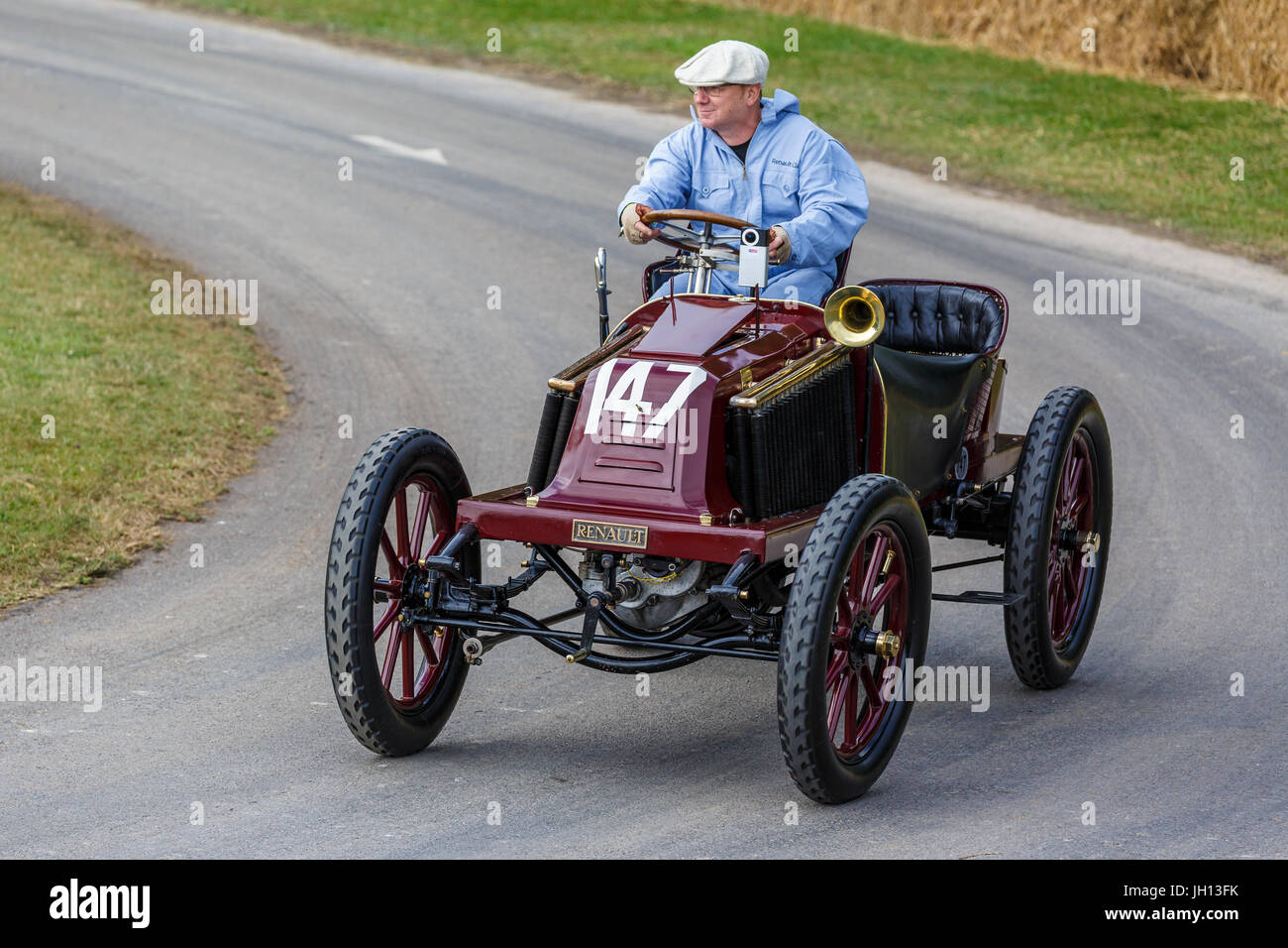 1902 Renault Type K Paris-Vienna with driver Eric Leroux at the 2017 ...