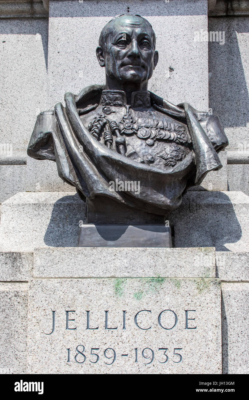 A bust of Admiral of the Fleet John Rushworth Jellicoe, 1st Earl ...