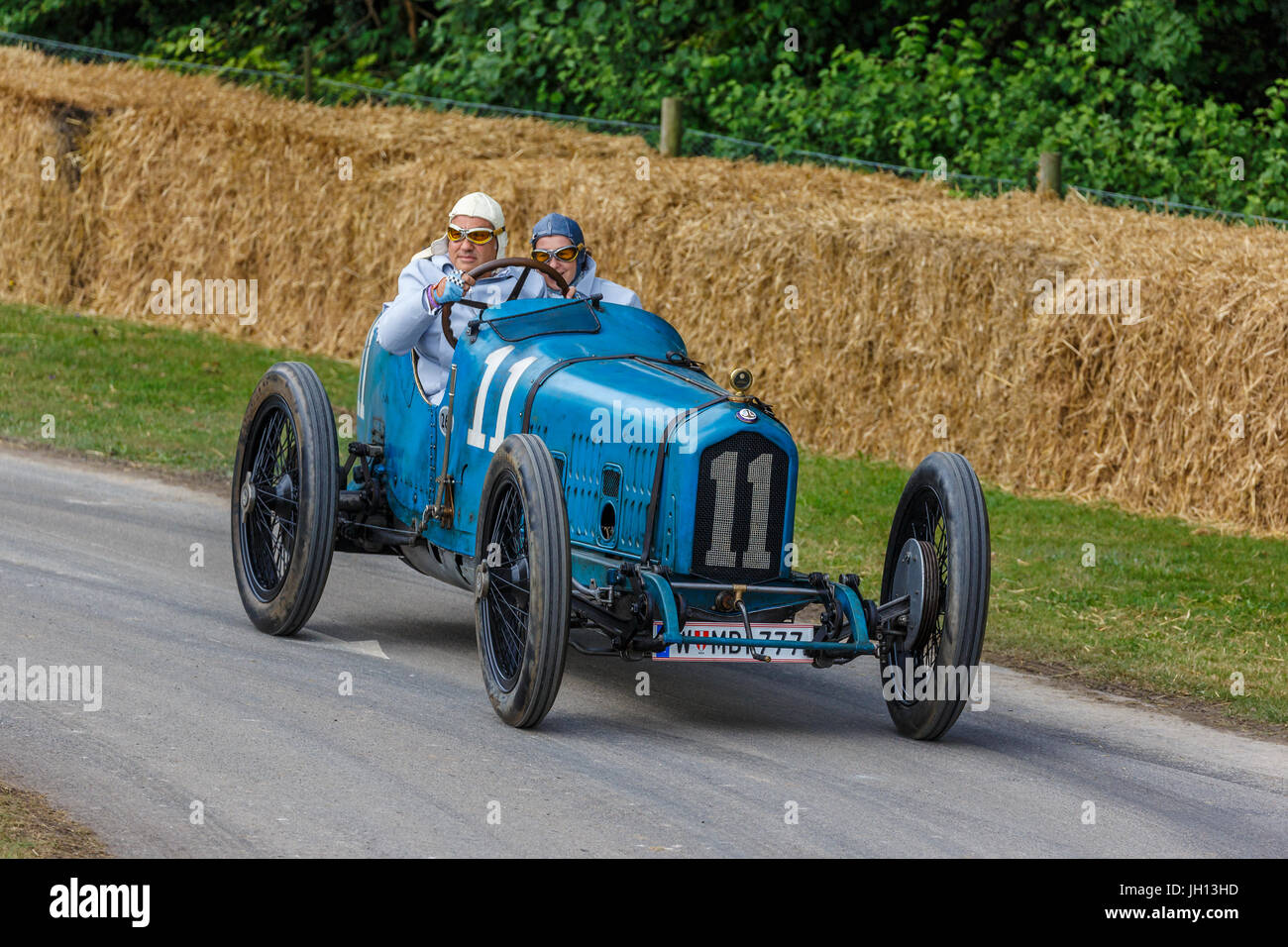 1920 Ballot 3/8 LC, Brooklands racer, with driver Alexander Schauffer ...