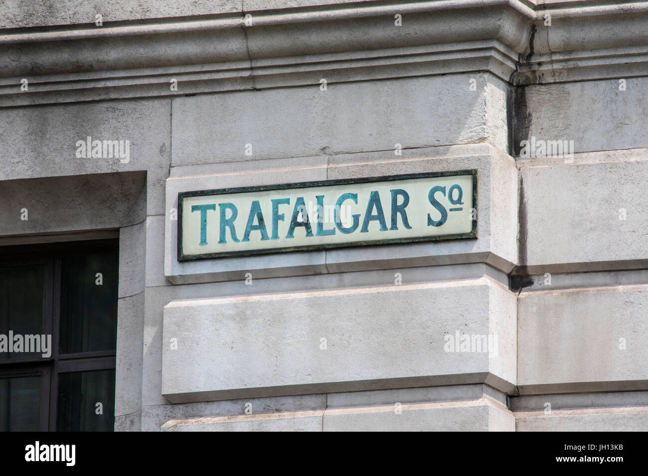 Trafalgar square old sign hi-res stock photography and images - Alamy