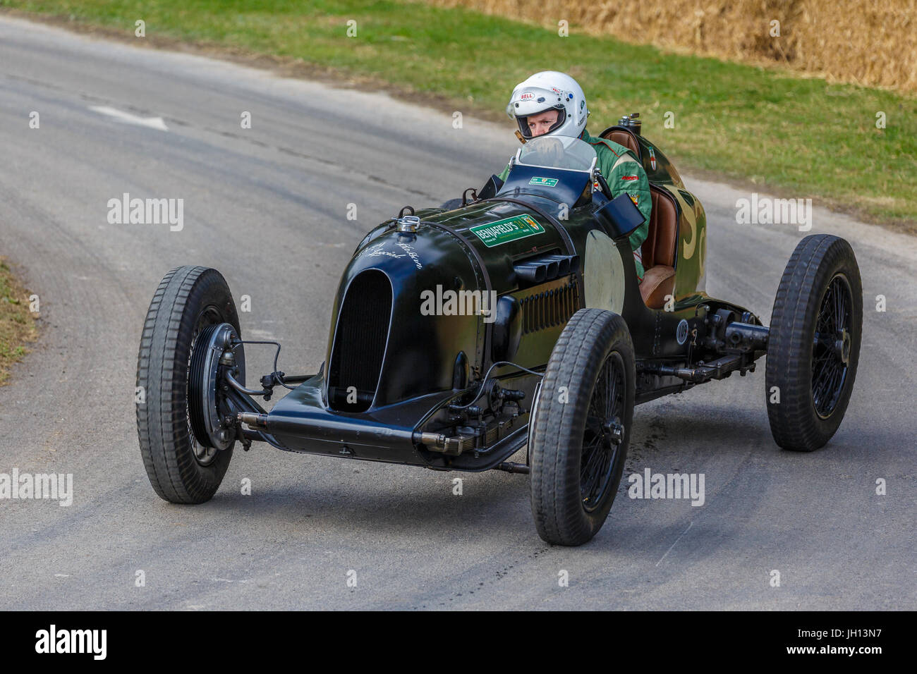 1936 Bentley "Pacey Hassan Special", Brooklands racer, with driver ...