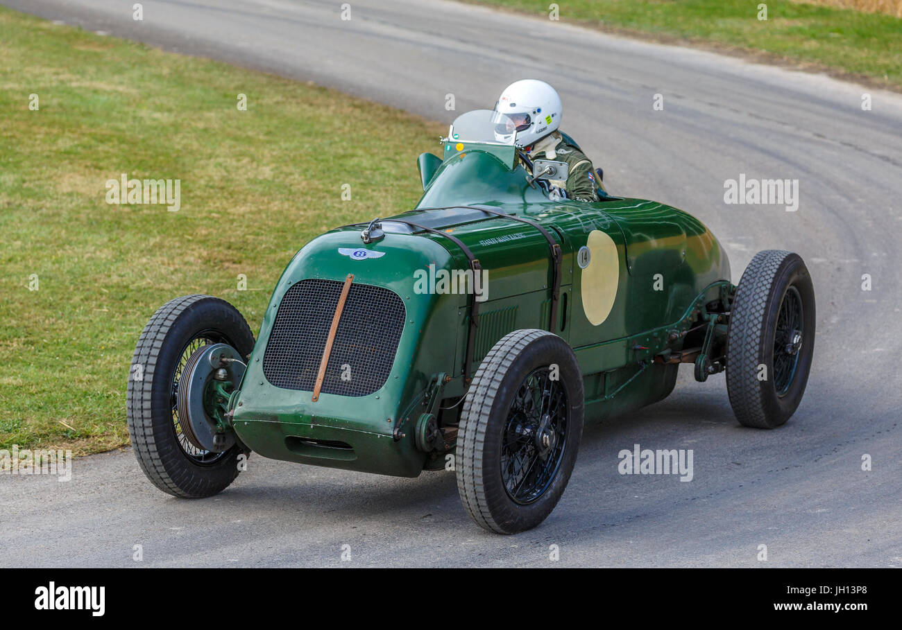 1926 Bentley 8-litre Special, Brooklands racer, with driver Steven ...