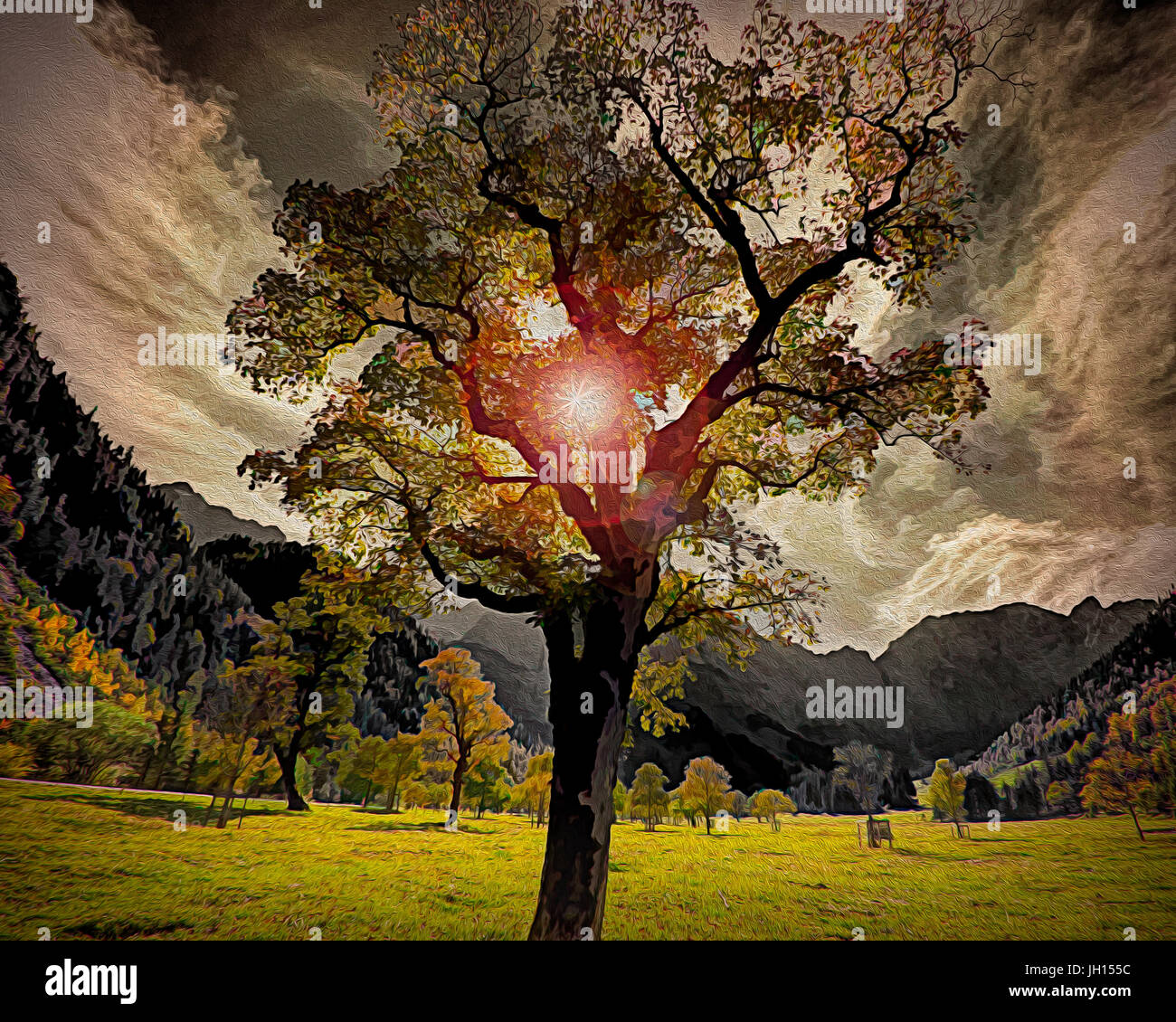 Ahornboden austria autumn hi-res stock photography and images - Alamy