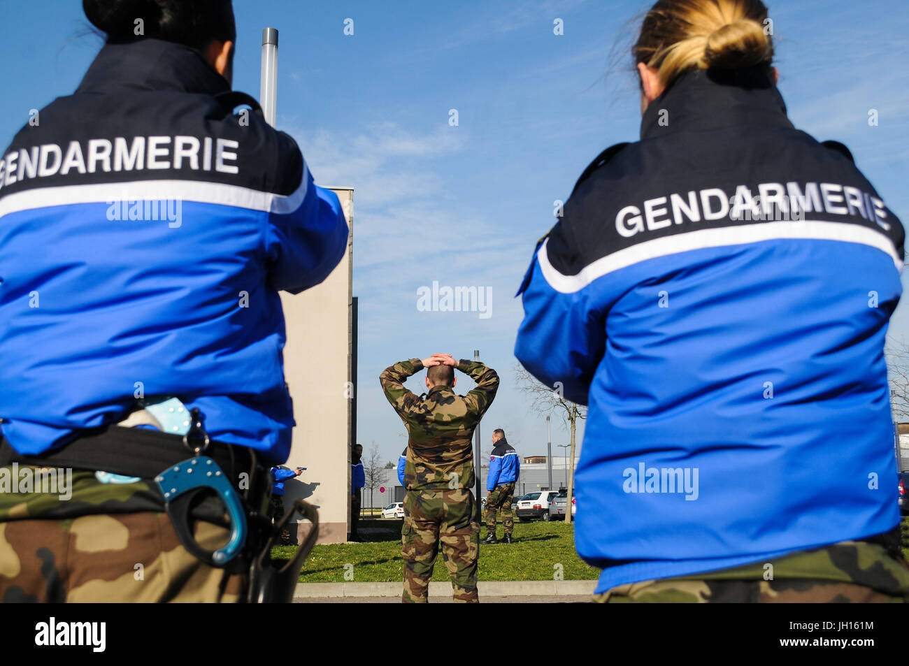 One week with the trainees of French National Gendarmerie Reserve, Lyon ...