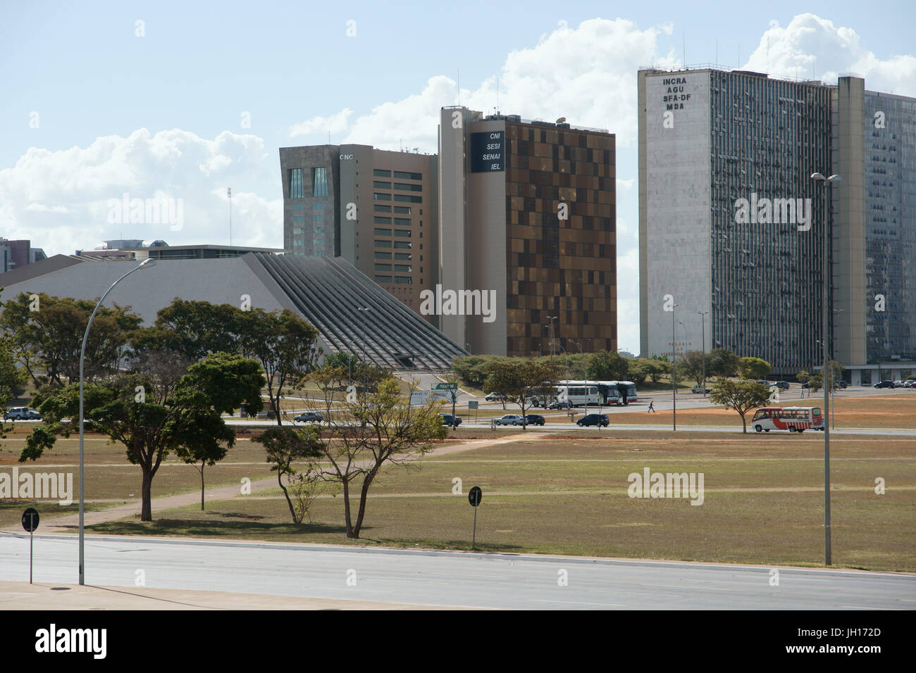 Square National Museum, Federal district, Brasília, Brazil Stock Photo ...