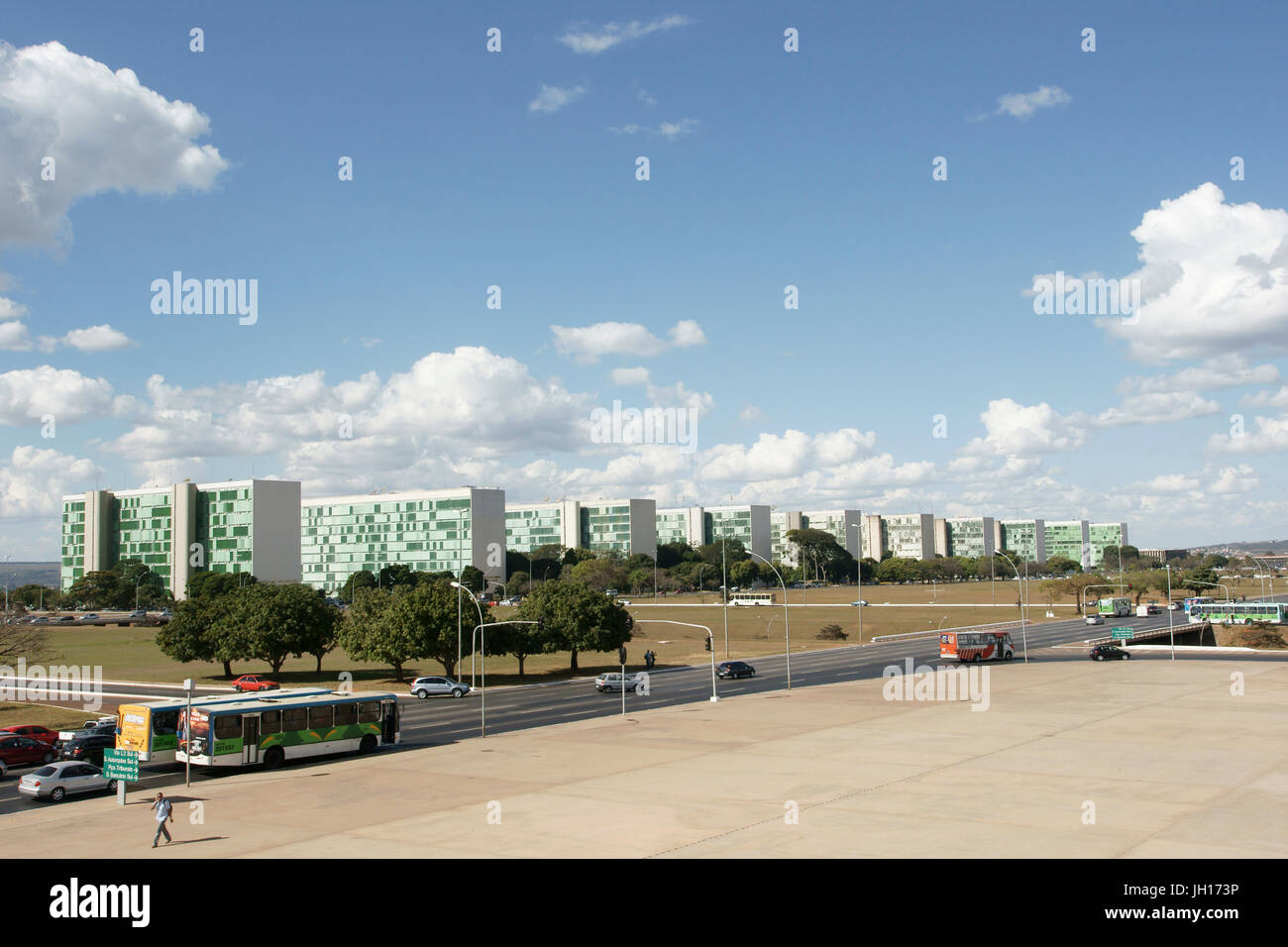 Square National Museum, Federal district, Brasília, Brazil Stock Photo ...