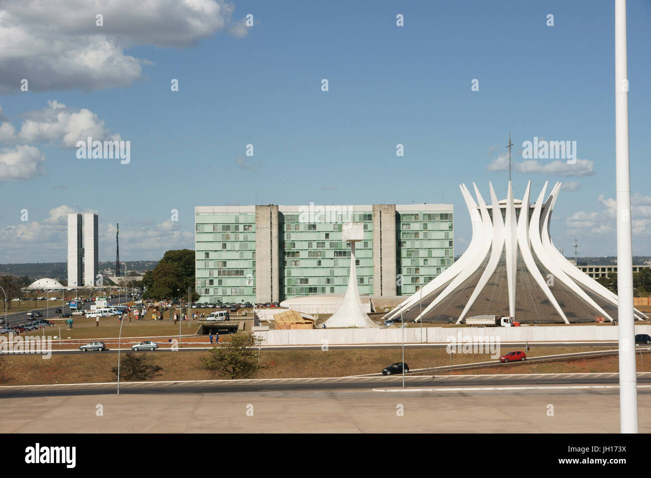 Square National Museum, Federal district, Brasília, Brazil Stock Photo ...