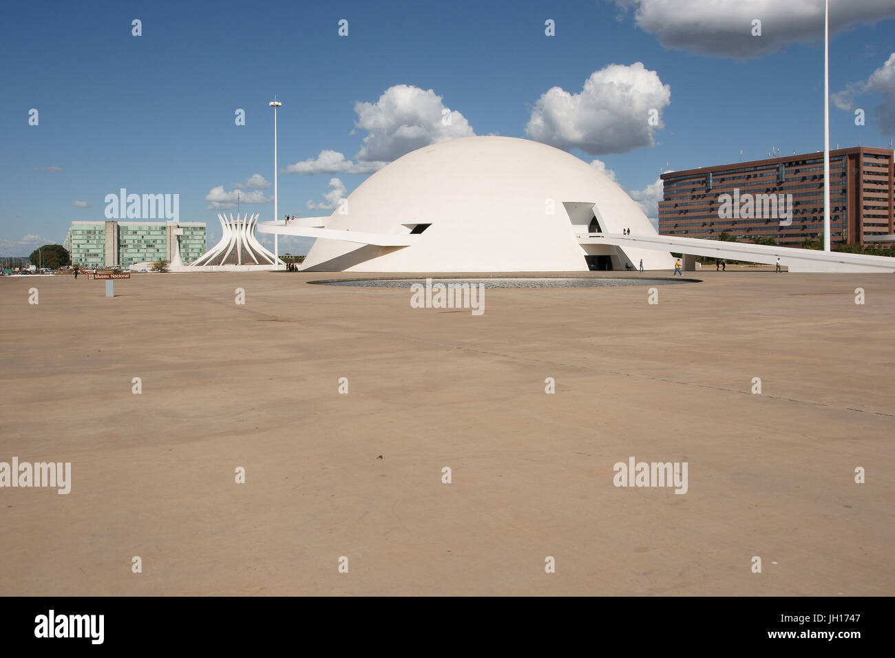 Square National Museum, Federal district, Brasília, Brazil Stock Photo ...