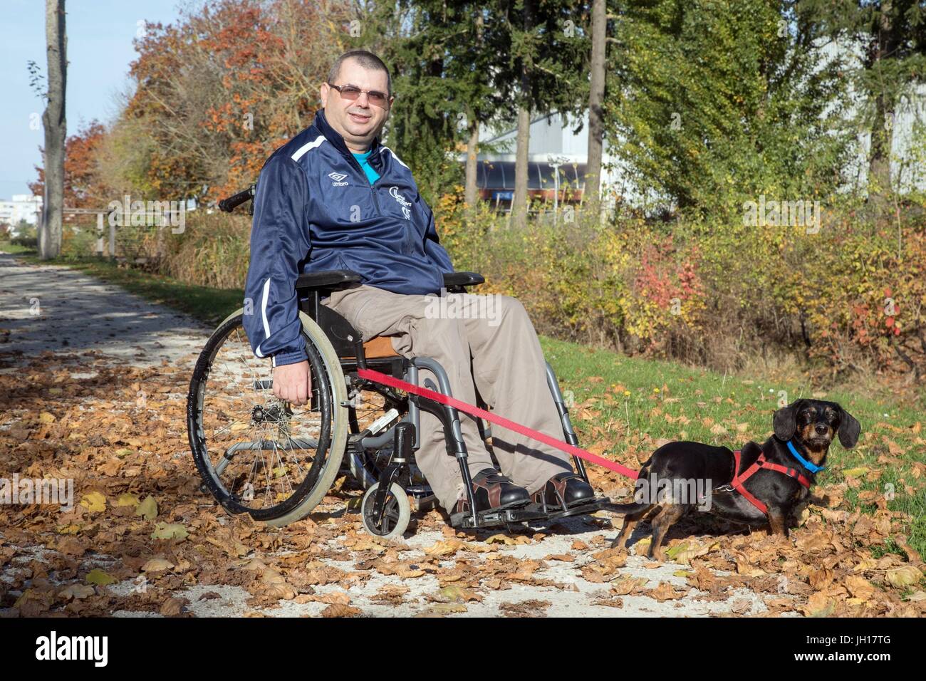 HANDICAPPED IN FRANCE Stock Photo - Alamy