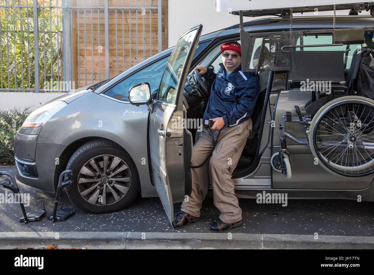HANDICAPPED IN FRANCE Stock Photo - Alamy