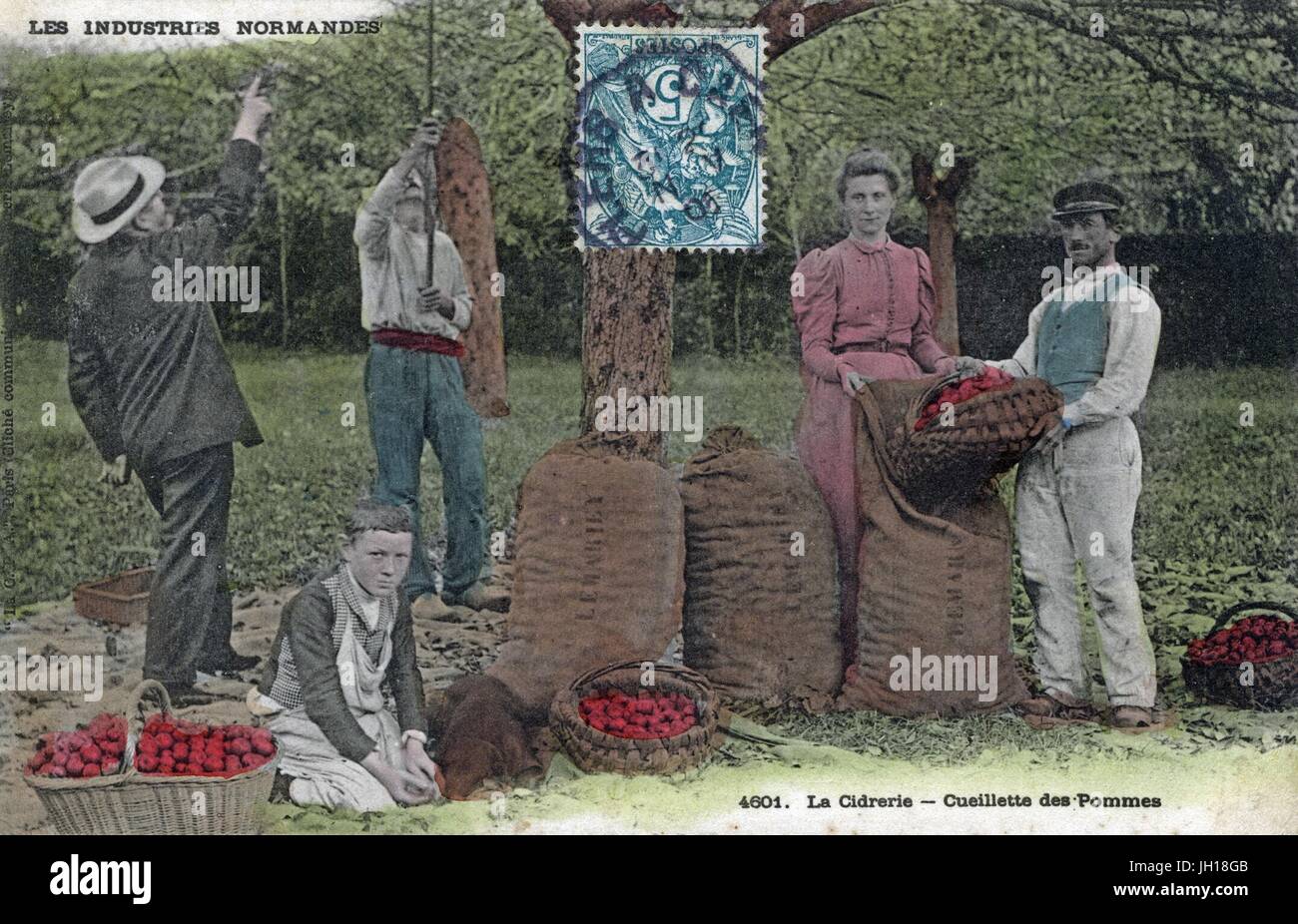 COLLECTION OF OLD POSTCARDS Stock Photo - Alamy