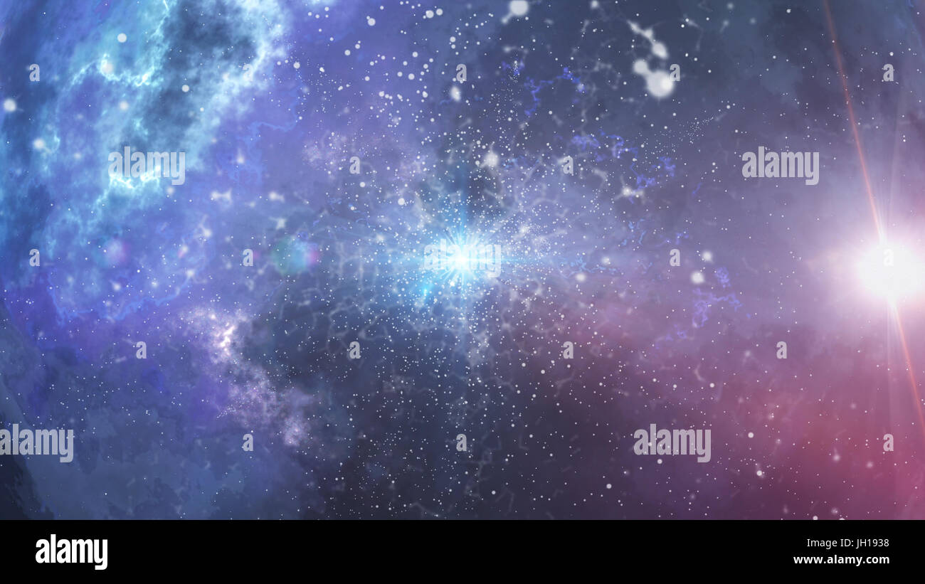 3d rendering of an abstract nebula background Stock Photo - Alamy