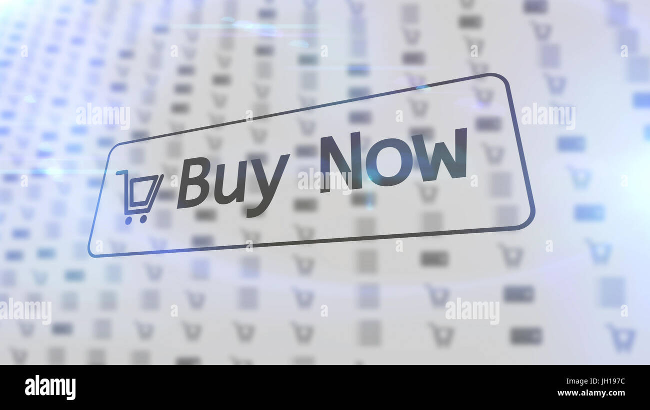 Buy Now button. Electronic commerce concept. 3d illustration Stock ...