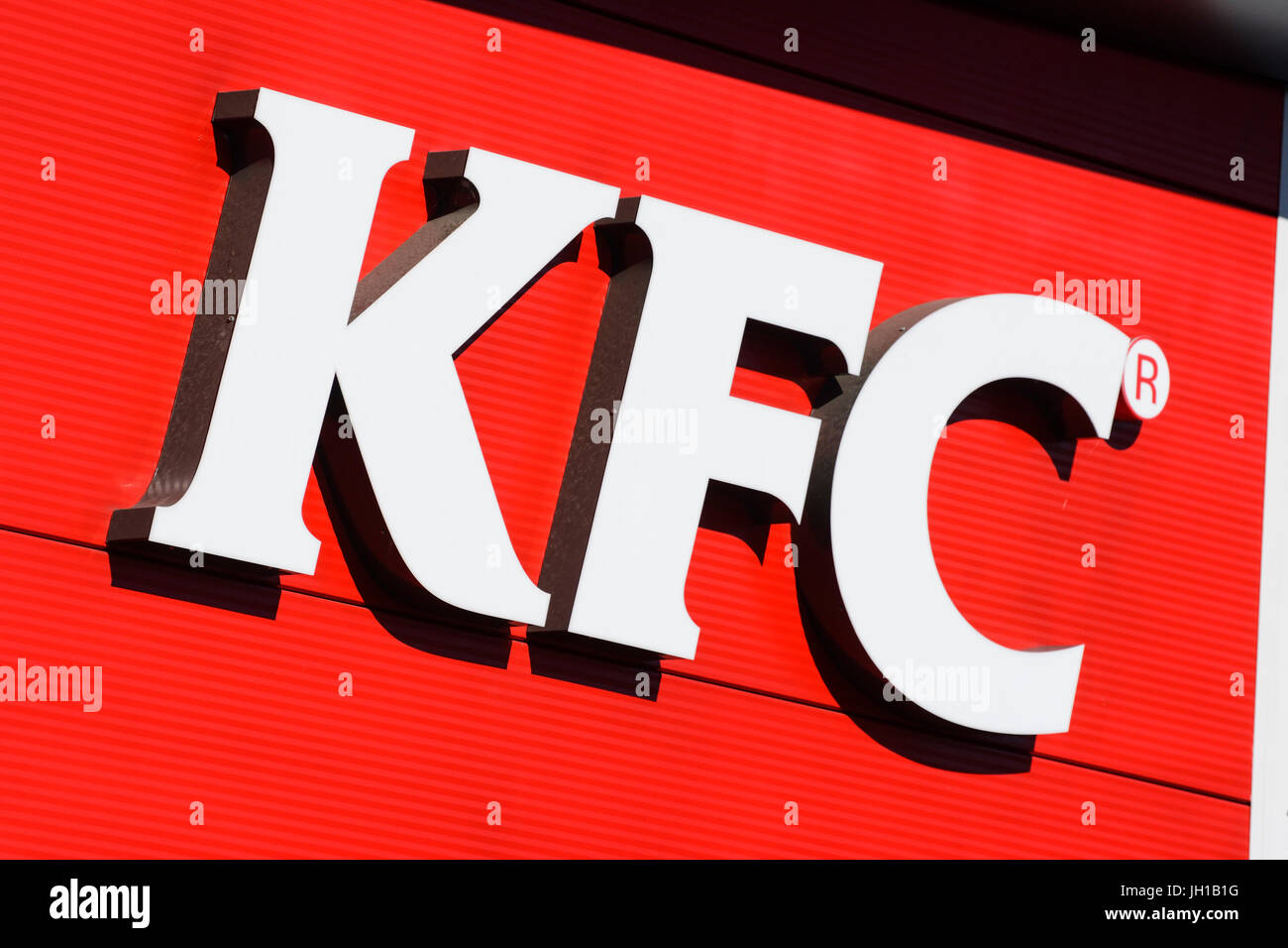 Kentucky fried chicken sign hi-res stock photography and images - Alamy