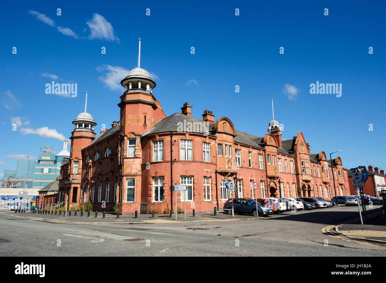 Warrington police station and magistrates court situated close to Bank ...