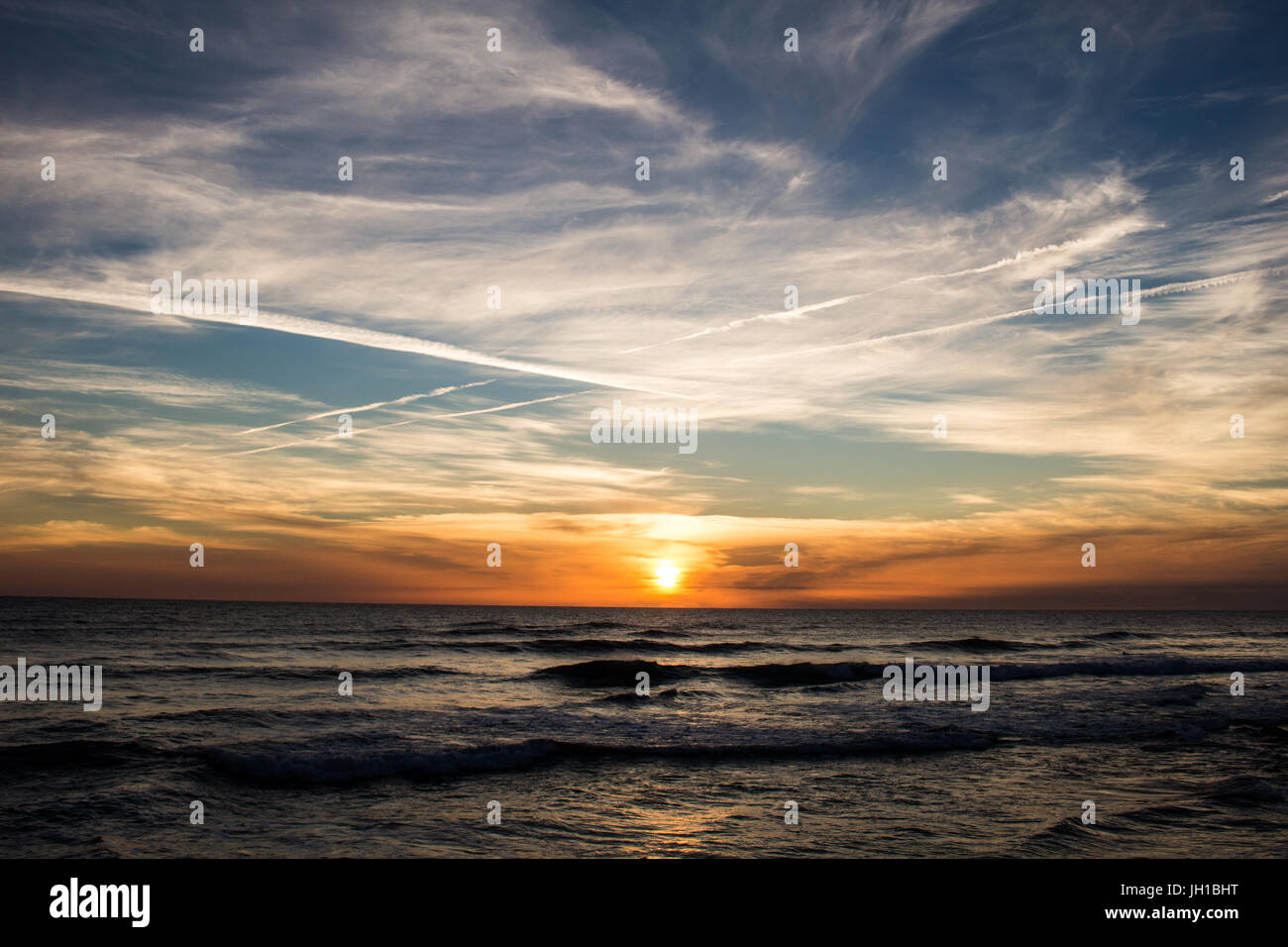 The infinite sunset Stock Photo - Alamy