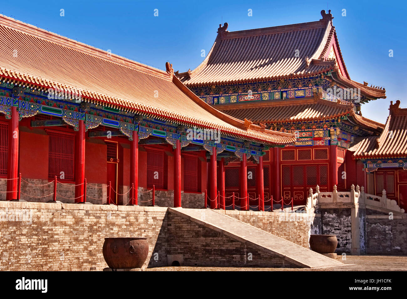 China Beijing Forbidden City Buildings Stock Photo - Alamy