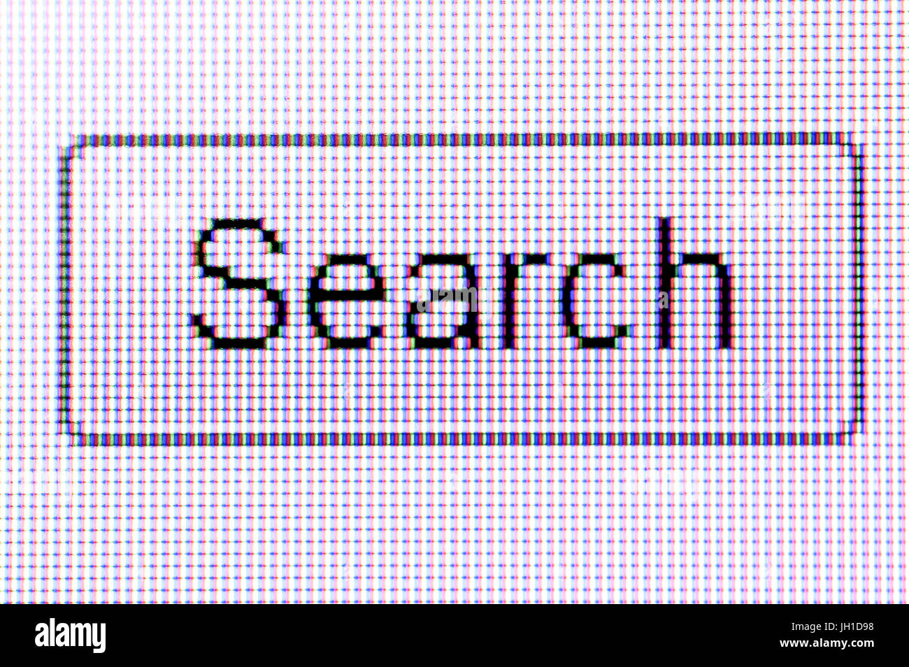 internet web search icon close-up showing screen colors Stock Photo - Alamy