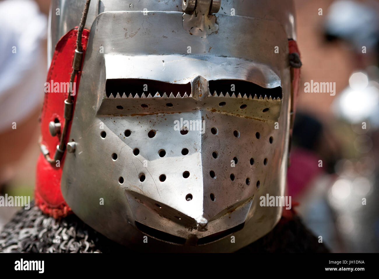Medieval knight helmet hi-res stock photography and images - Alamy